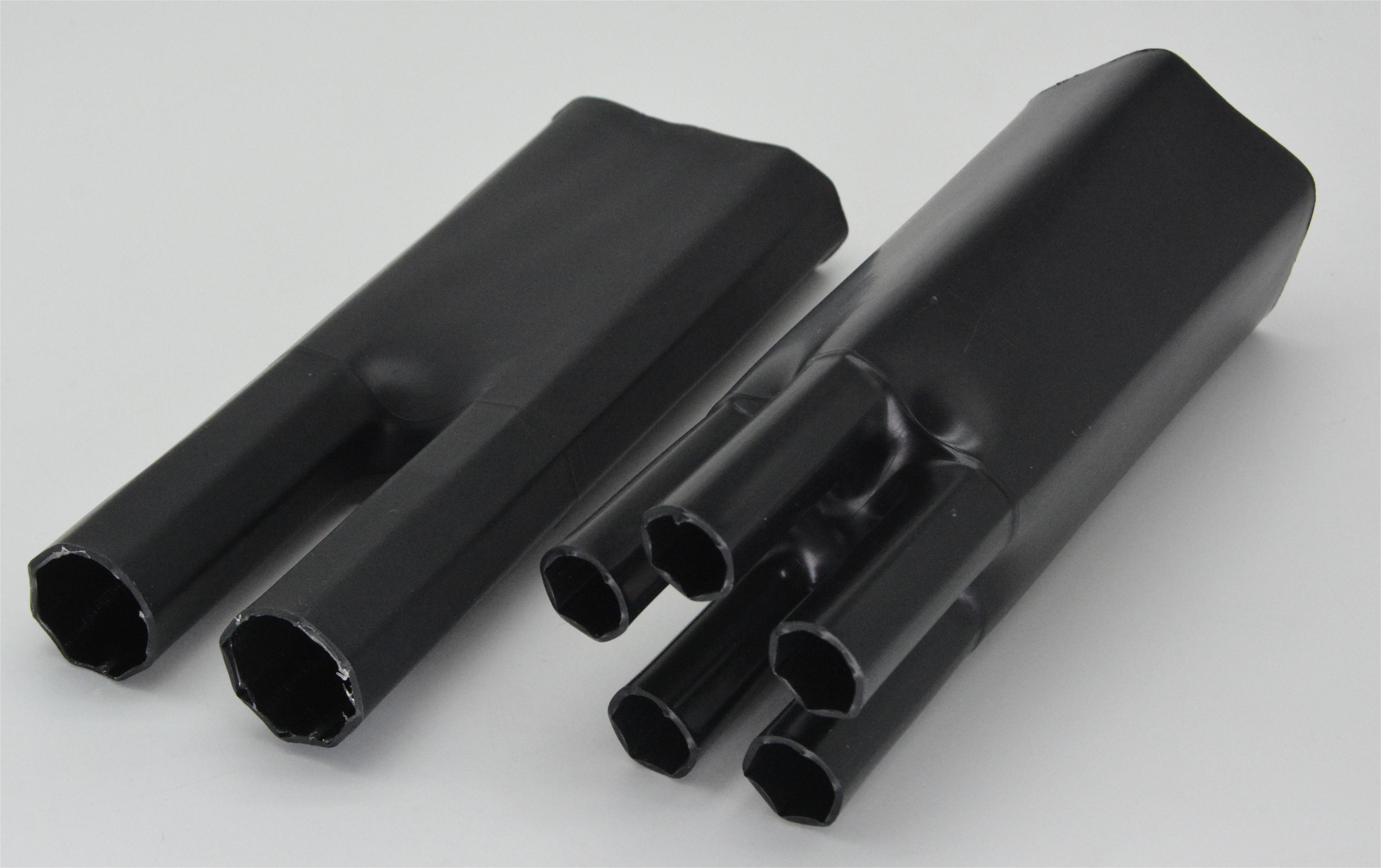 Black 2 Core 3 Core 4 Core 5 Core Heat Shrink Breakout Waterproof ...